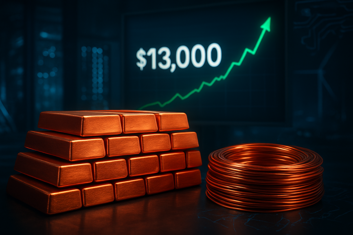 FinancialContent - LME Copper Hits Record $13,000: Geopolitical ...